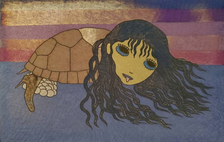 Untitled (Stuff Girl #51) Drawing by Yumiko Awae | Saatchi Art