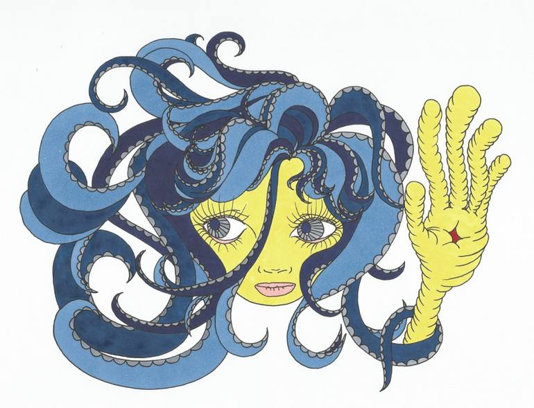 Stigma Drawing by Yumiko Awae | Saatchi Art