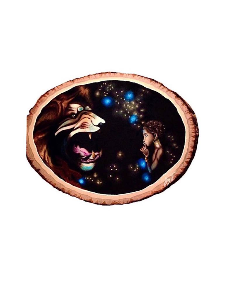 Tame The Beast Painting by Justine Troche | Saatchi Art