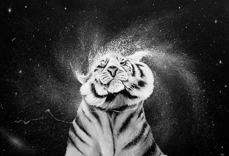 The creation of the Universe Painting by Marco Alfieri | Saatchi Art