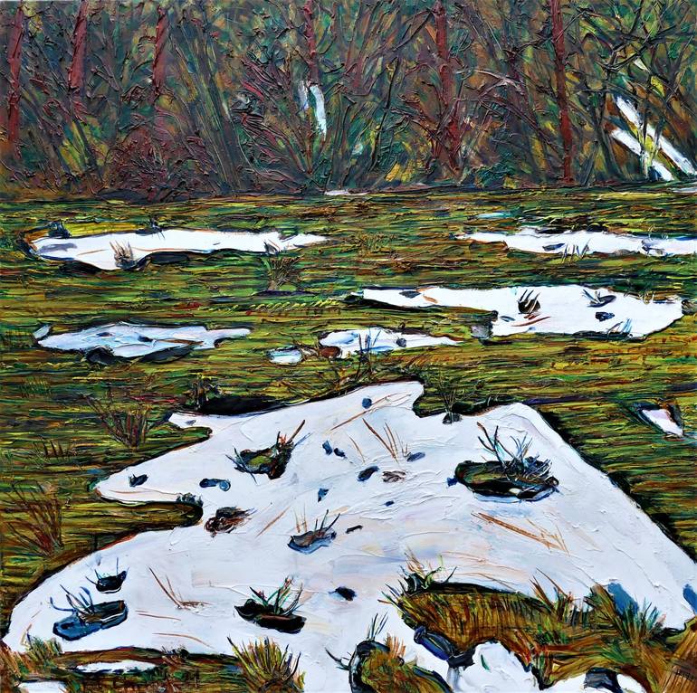 The great early spring Painting by Karl-Karol Chrobok | Saatchi Art