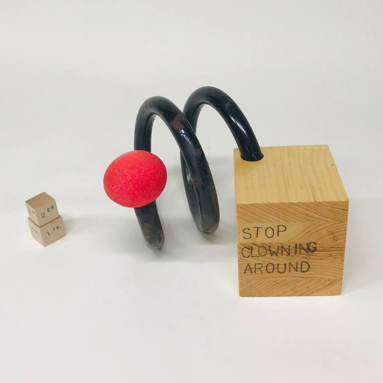 Stop Clowning Around Sculpture by Bill Enck | Saatchi Art