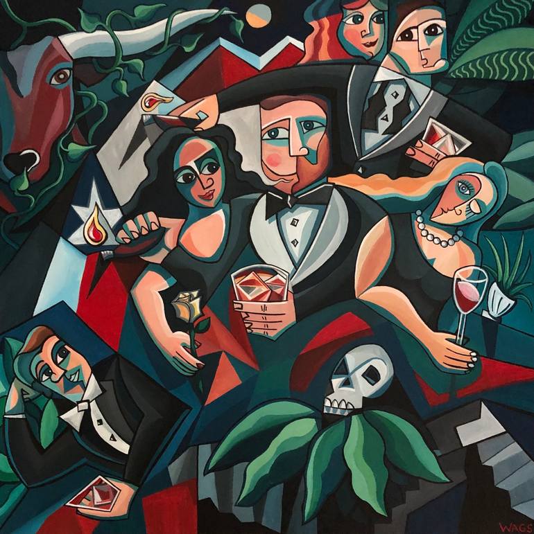 Quarantine Quagmire Painting by Tyler Wagner | Saatchi Art