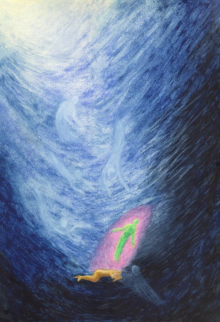 Cosmic Free-State Drawing by New RockArt | Saatchi Art