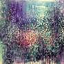 untitled landscape (purple) Painting by Rachel Caplan | Saatchi Art