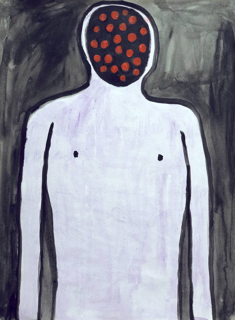 Cell man Painting by Unos Lee | Saatchi Art