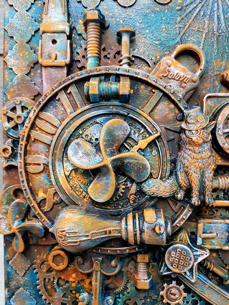 Timeless fantasypunk Installation by Crea Red | Saatchi Art