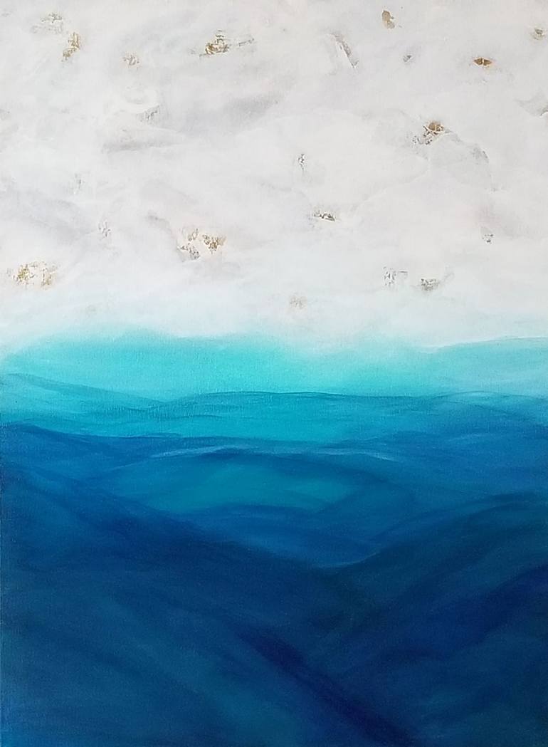 Deep Love - Ocean Painting by Saima Batool | Saatchi Art