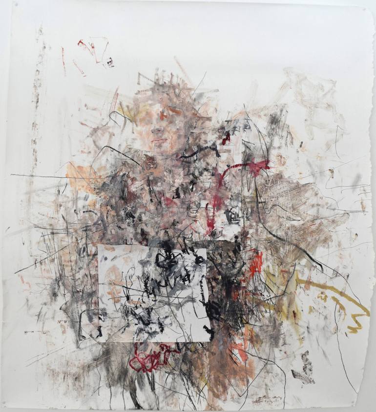 Study of a Seated Figure 1 Painting by Tomos Sparnon | Saatchi Art