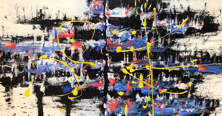 Death Party Painting by Oliver Mashburn | Saatchi Art