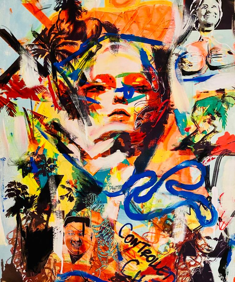 Controlled Chaos Painting by Shiva Tamara | Saatchi Art