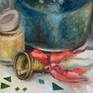 Time for tea and joy Painting by Anna Berezina | Saatchi Art