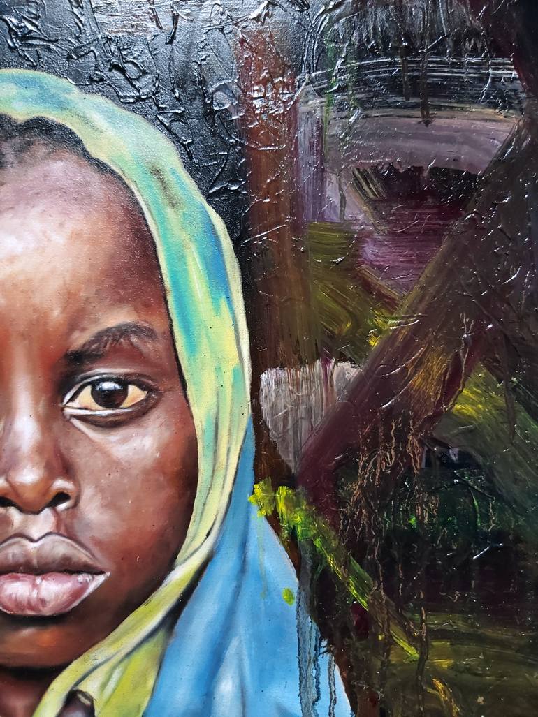 Untamed Painting by Amos Osemwengie | Saatchi Art