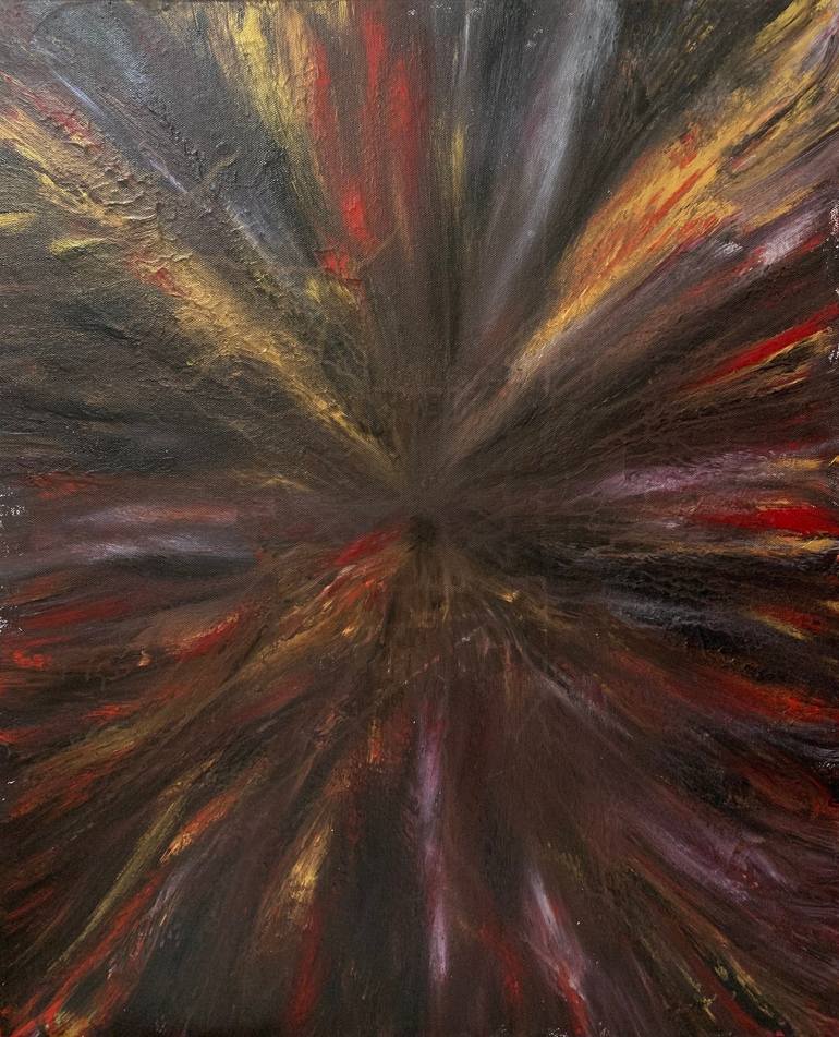 Breakthrough Painting by Polina Zhadko | Saatchi Art