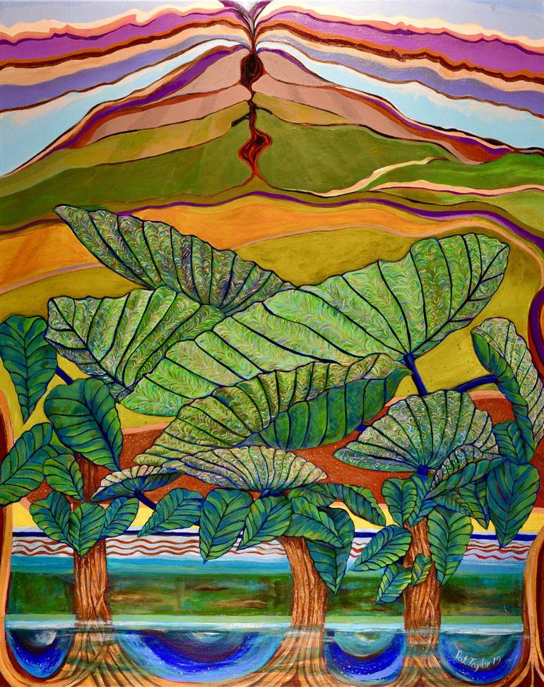 Blue Kalo Painting by Patricia Taylor | Saatchi Art