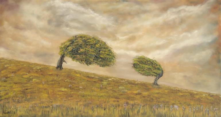 My mother and I Painting by Assi krispin | Saatchi Art