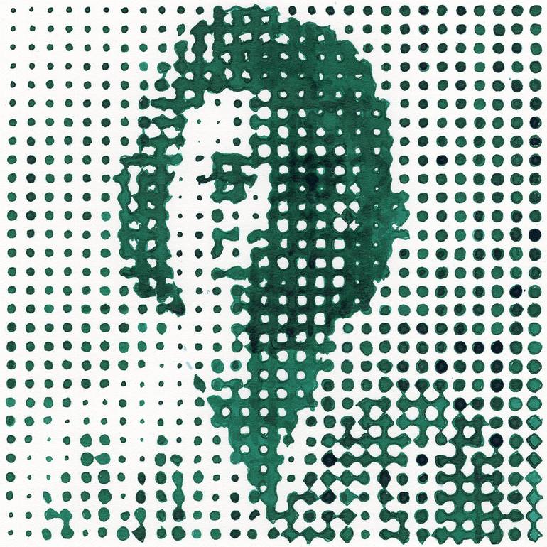 Unnatural Portrait Drawing by Charles Buckley | Saatchi Art