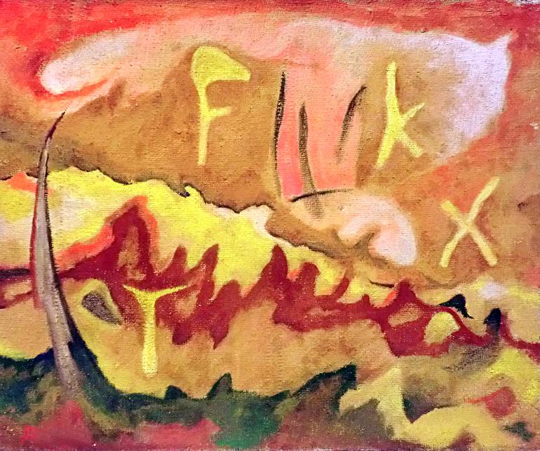 symbolic abstraction Painting by Andrew Raputo | Saatchi Art