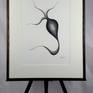 Amorphic (framed) Drawing by Rashad Carre | Saatchi Art