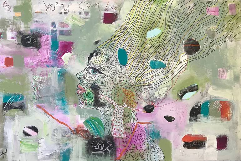 Woman Painting by Tania Weekes | Saatchi Art