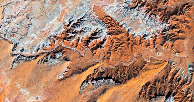 Red Rocks in Space Photography by Bart Hoorweg | Saatchi Art