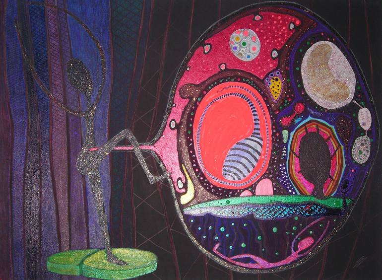 thought Painting by Chon Art | Saatchi Art