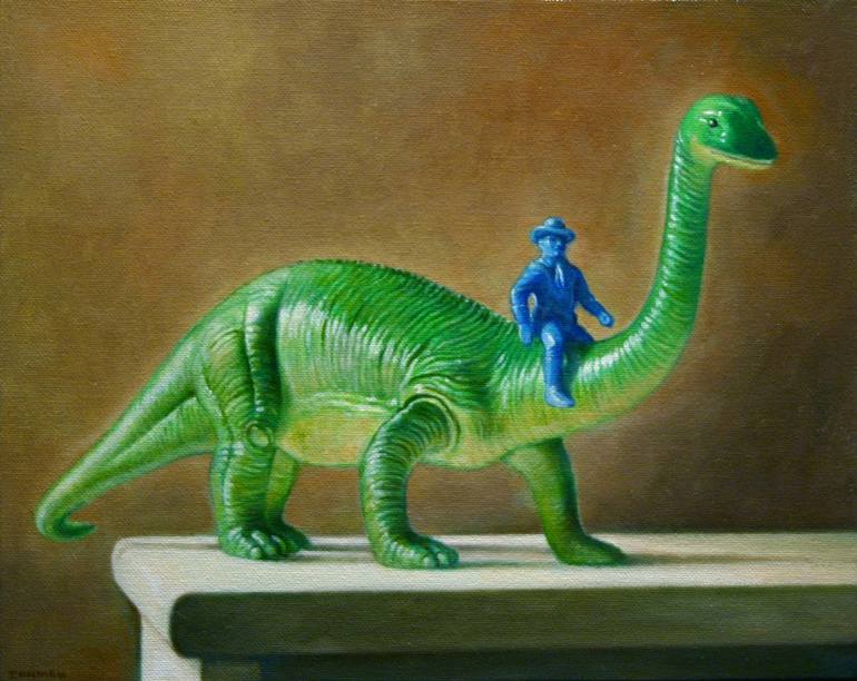 Morning Commute Painting by Allan Innman | Saatchi Art