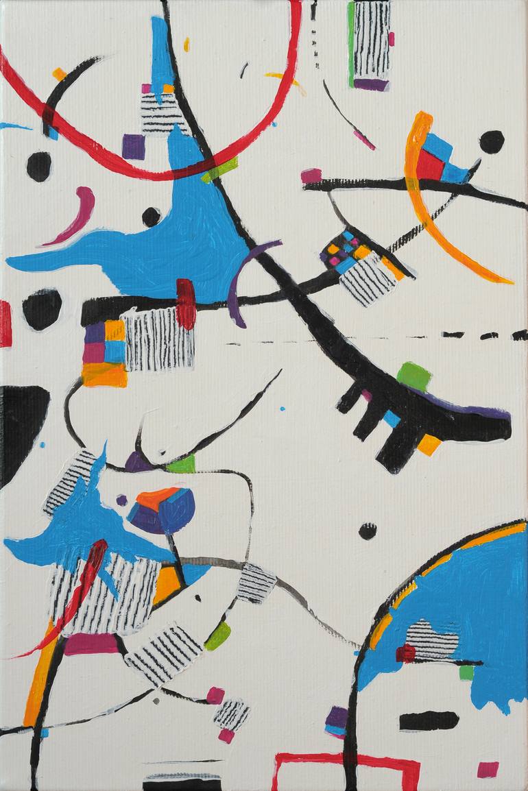 Composition 2 Painting by Slobodan Dimovski | Saatchi Art