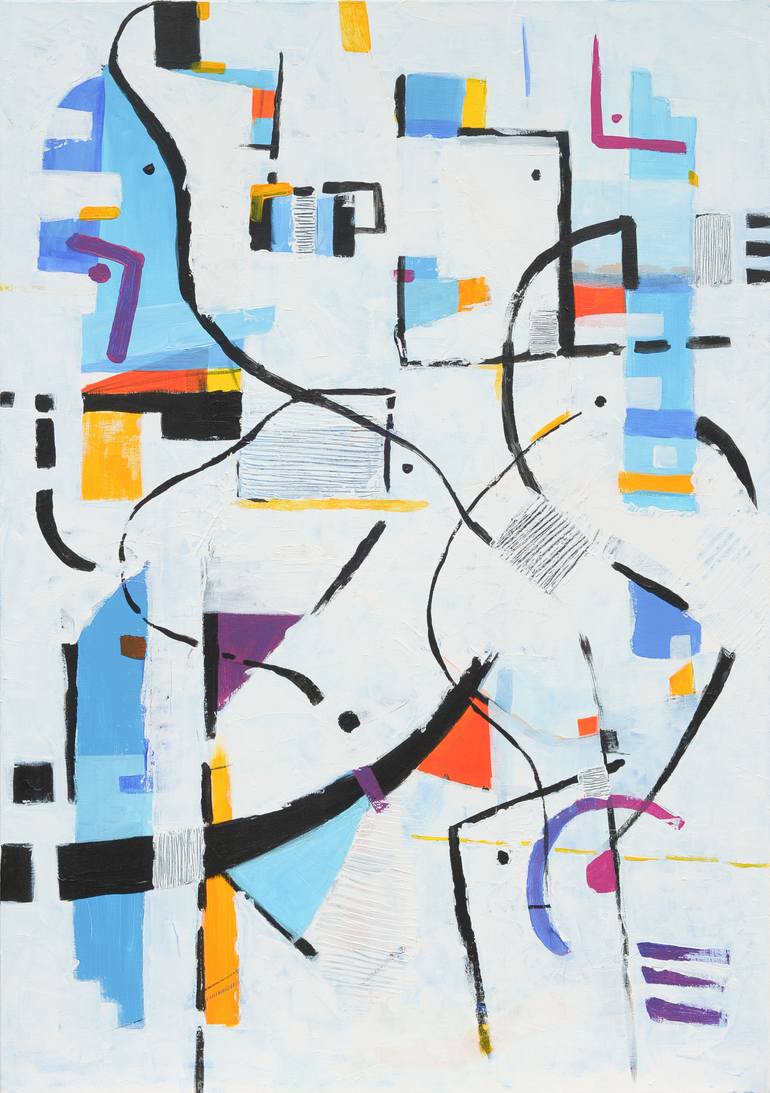 Composition 20 Painting by Slobodan Dimovski | Saatchi Art