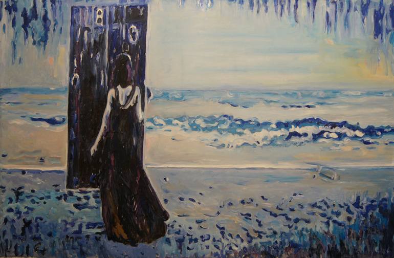 DREAM, CONFUSION OF FEELINGS - Figurative large original painting, oil ...