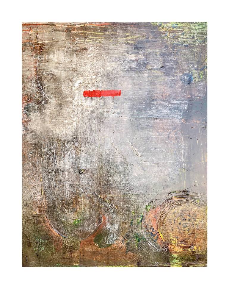 a red line Painting by Nguyễn Đại Thắng | Saatchi Art