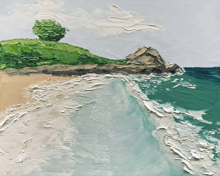 «Montgat» Painting by ALEX ILIN | Saatchi Art