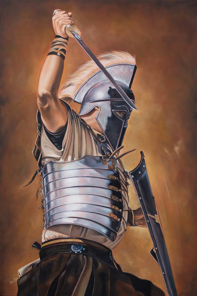 Gibbor Painting by Ilse Kleyn | Saatchi Art