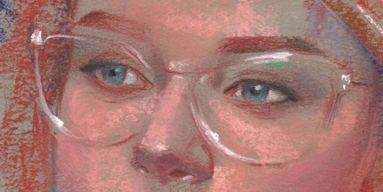 Young smart woman. Tanya S. Drawing by Orna Aizenshtein | Saatchi Art