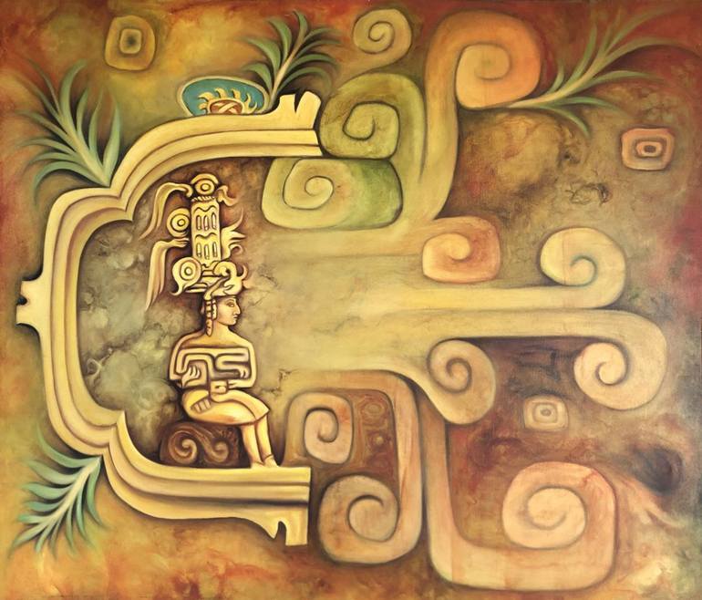 Inka Painting by Paul Alan Edmonds | Saatchi Art