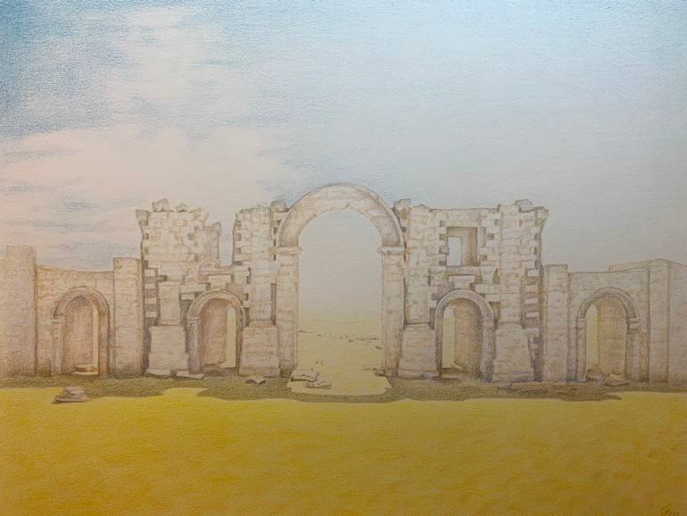 Lost Civilization Drawing by Galina Misnikova | Saatchi Art