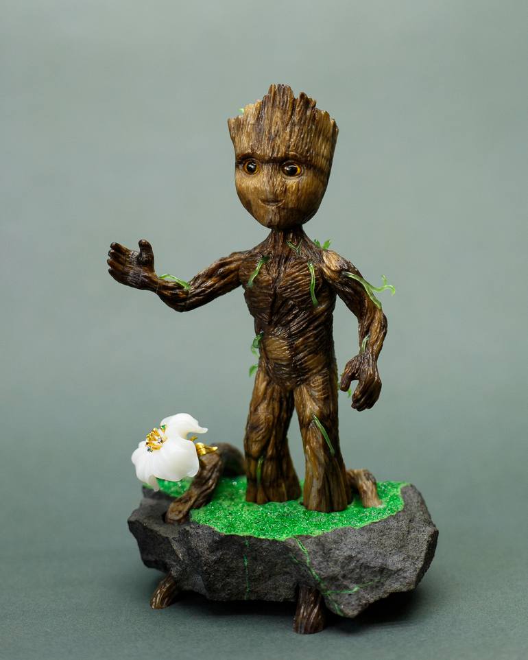 I am grot Sculpture by Dmitriy Burakov | Saatchi Art