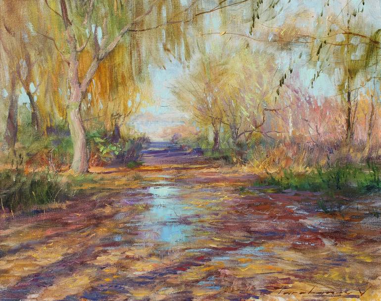 At the source Painting by Volodymyr Tarabanov | Saatchi Art