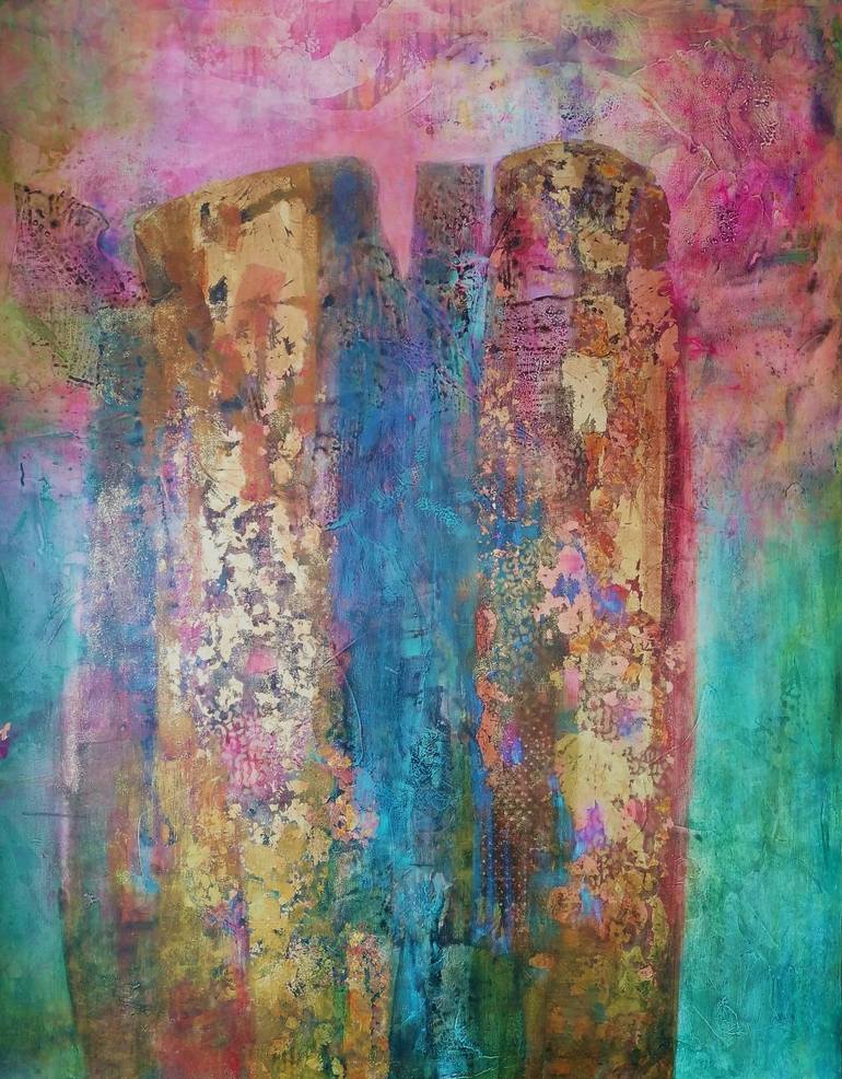 The Castle's Levels Painting by Szucs Kata | Saatchi Art