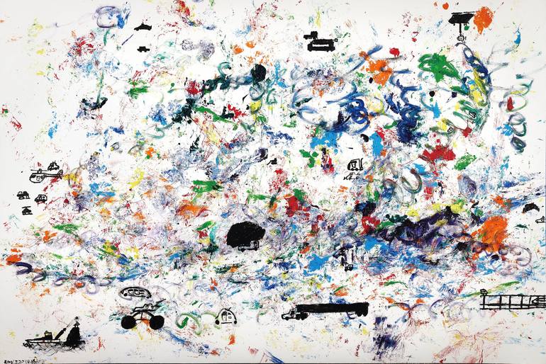 Untitled Painting by Shenglian Lin | Saatchi Art