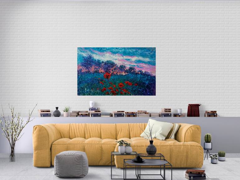 POPPY TIME Painting by Andrés Rueda | Saatchi Art