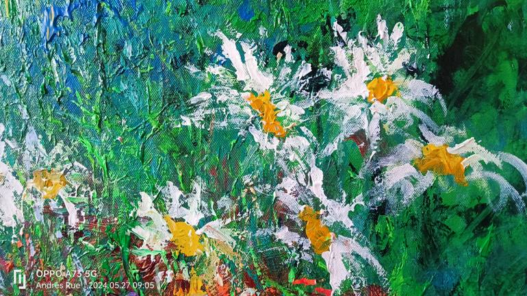 WITH THE SMELL OF FLOWERS Painting by Andrés Rueda | Saatchi Art