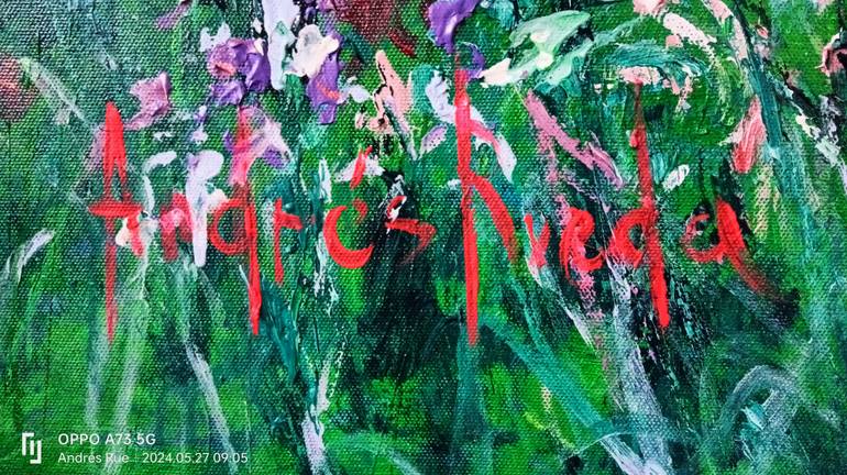 WITH THE SMELL OF FLOWERS Painting by Andrés Rueda | Saatchi Art