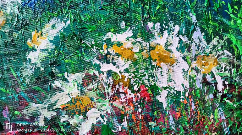 WITH THE SMELL OF FLOWERS Painting by Andrés Rueda | Saatchi Art