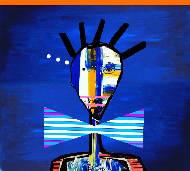 Josélito e sua gravata borboleta Painting by BERE bere | Saatchi Art