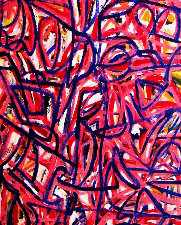 Circular maze Painting by Peter Jalesh | Saatchi Art