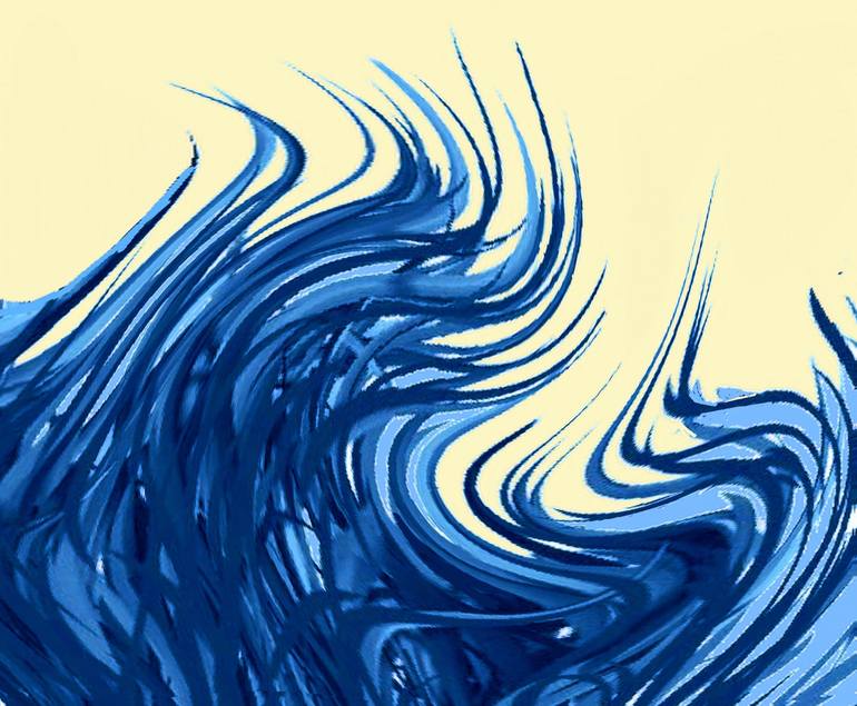 Blue Grass Printmaking by Peter Jalesh | Saatchi Art
