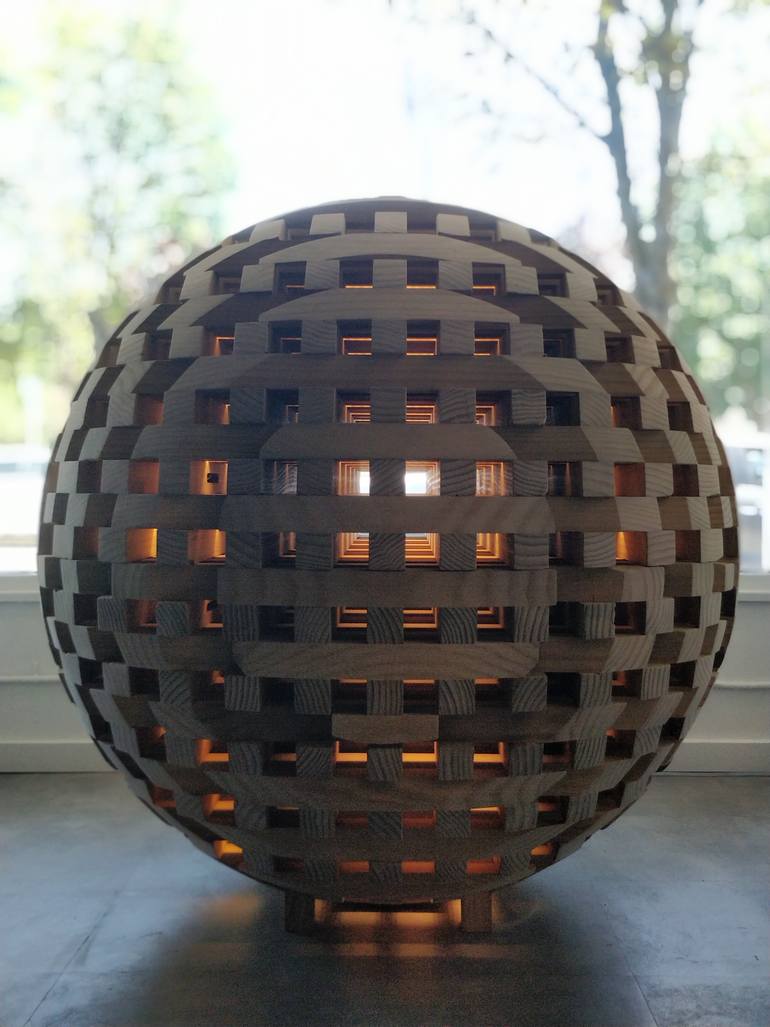 Radiant Sphere Sculpture by Brent Comber | Saatchi Art