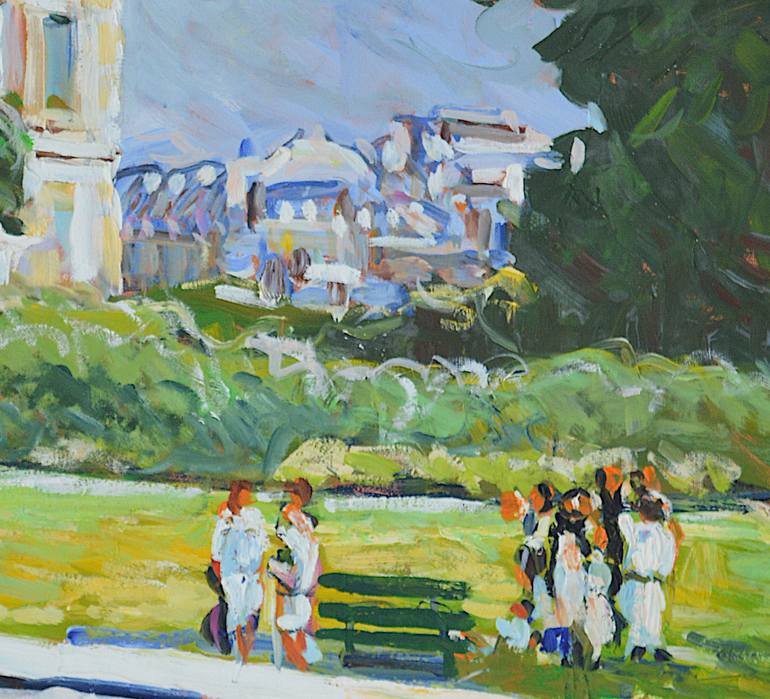 Le Louvre -Paris Painting by Patrick Marie | Saatchi Art