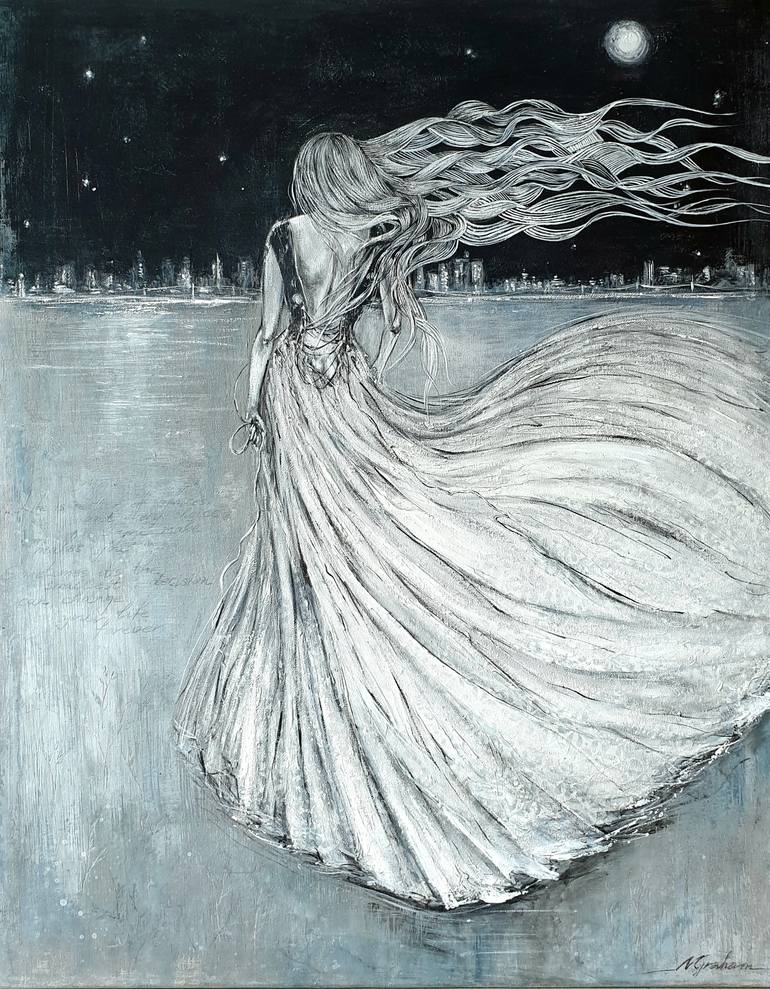 I'll think about it tomorrow Painting by Natalia Graham | Saatchi Art